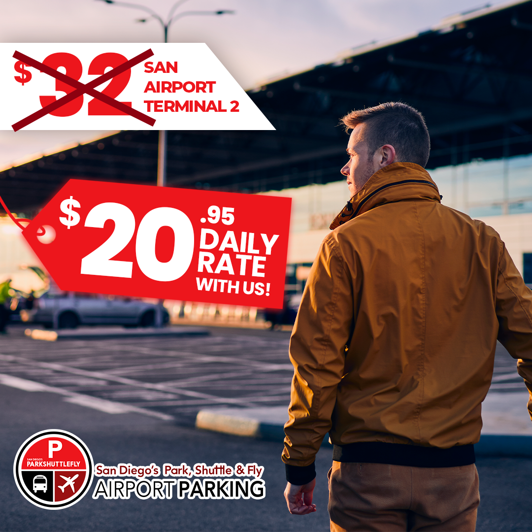Save an Average of 55% vs On-Site Parking at San Diego Airport (SAN ...